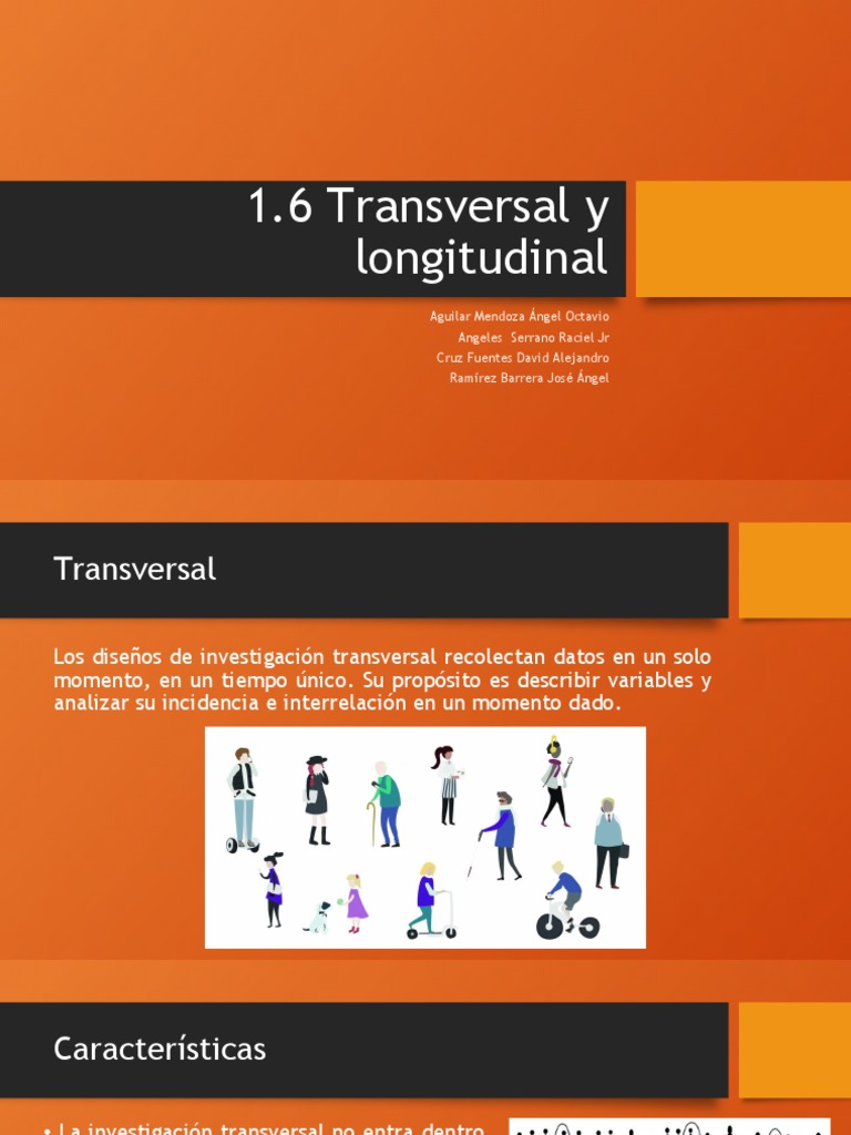 1.6 Transversal y longitudinal | Estadísticas | Ciencia
