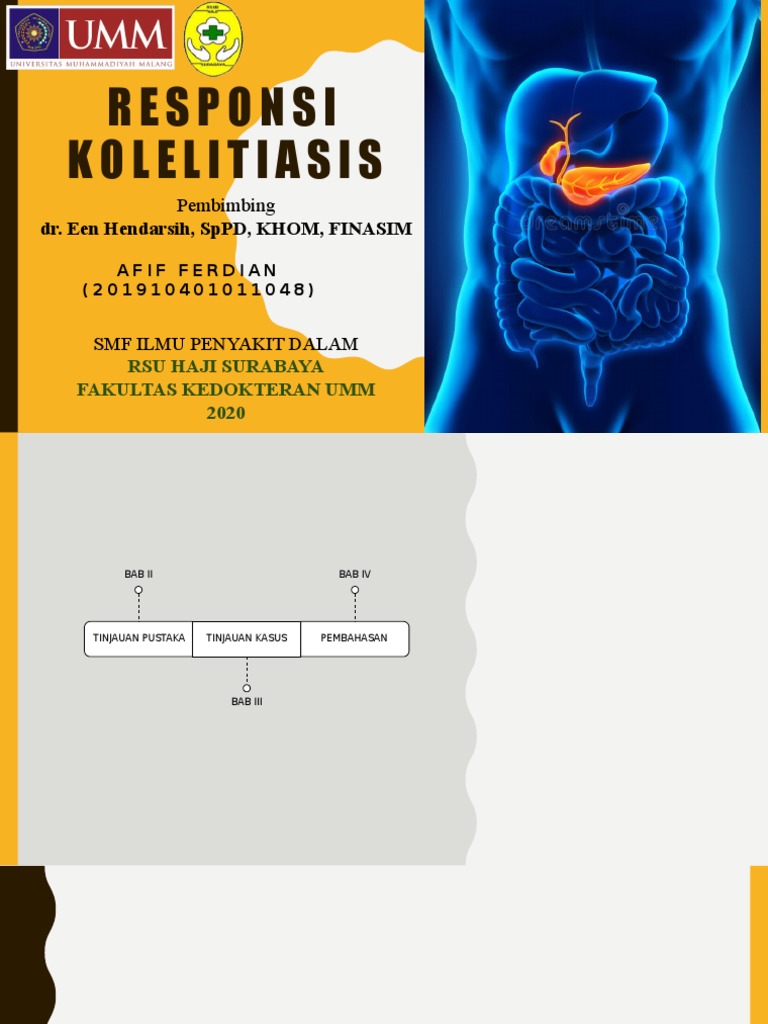 Responsi Kolesistitis Kolelitiasis | PDF