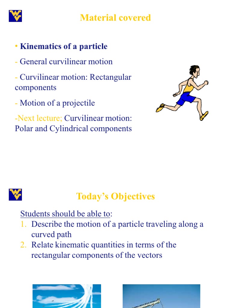Curvilinear Motion | Acceleration | Velocity