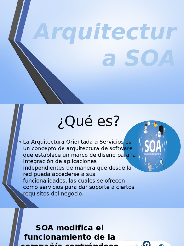 Arquitectura SOA | PDF | Arquitectura orientada a Servicios | Software