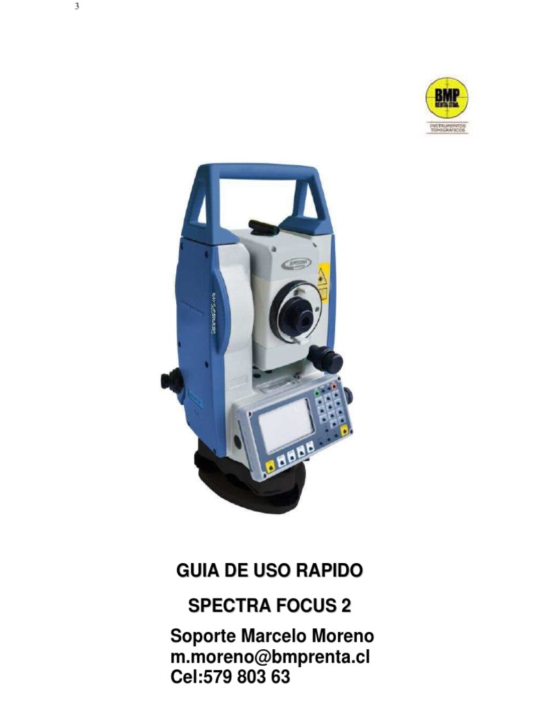 Guia Rápida SPECTRA FOCUS 2 | PDF | Terminal de computadora | Equipo de ...