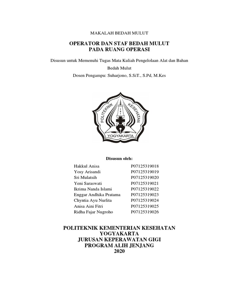 Makalah Operator Dan Staf PDF | PDF