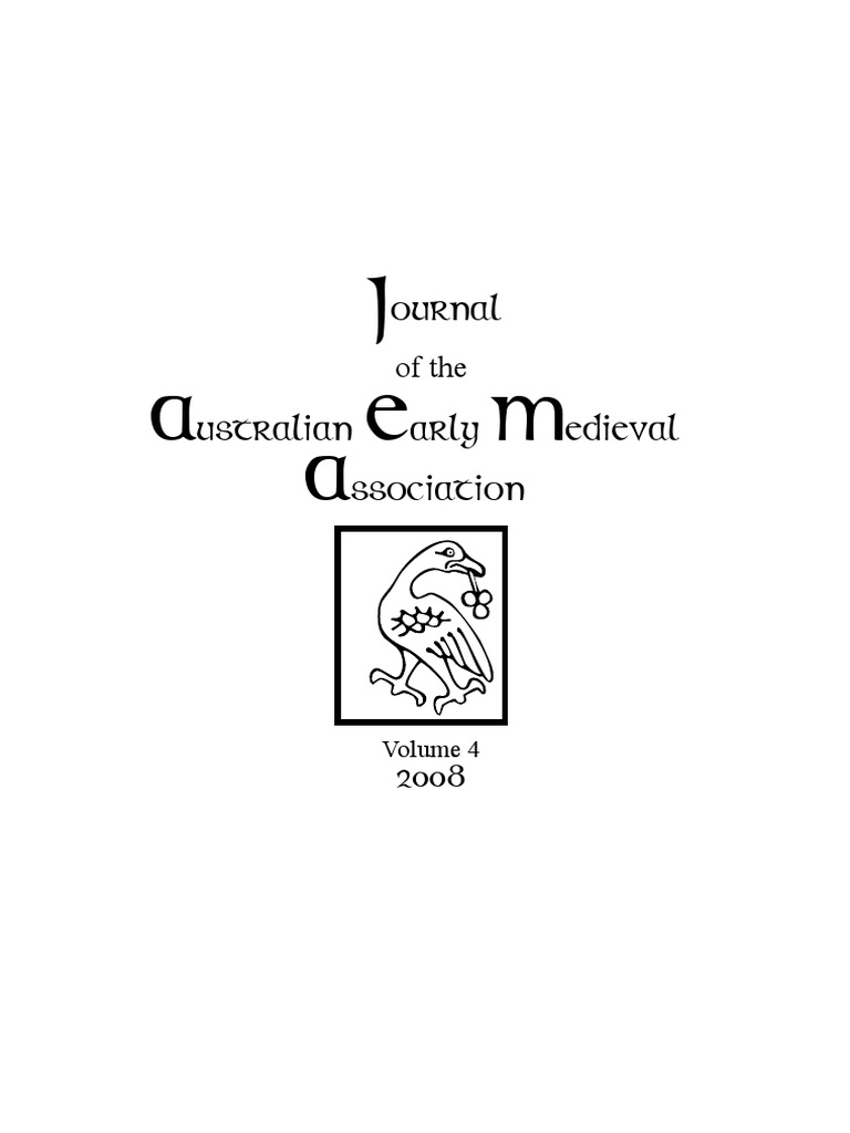Journal of The Australian Early Medieval | PDF | Early Middle Ages ...