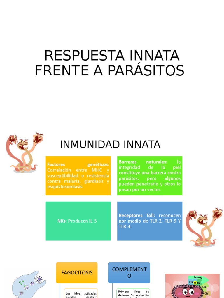 Respuesta Innata Frente A Parásitos | PDF | Sistema inmune | Malaria