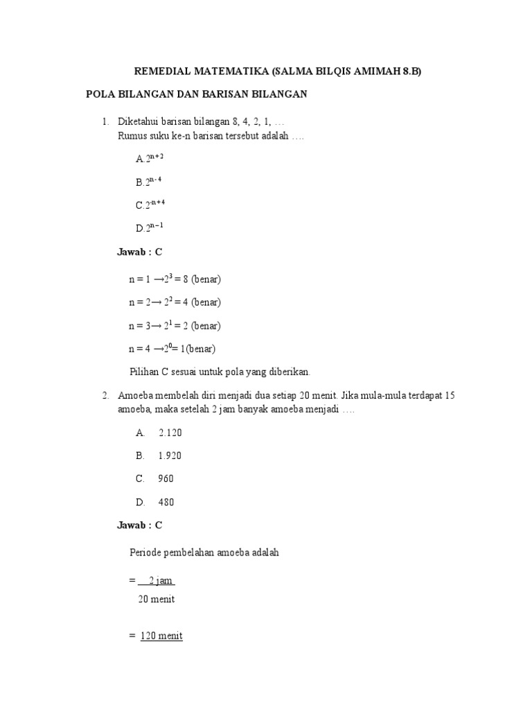 Perbaikan PAS1 SALMA BILQIS 8.B | PDF
