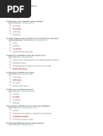 Catholic Catechism Quiz Questions | PDF | Eucharist | Baptism