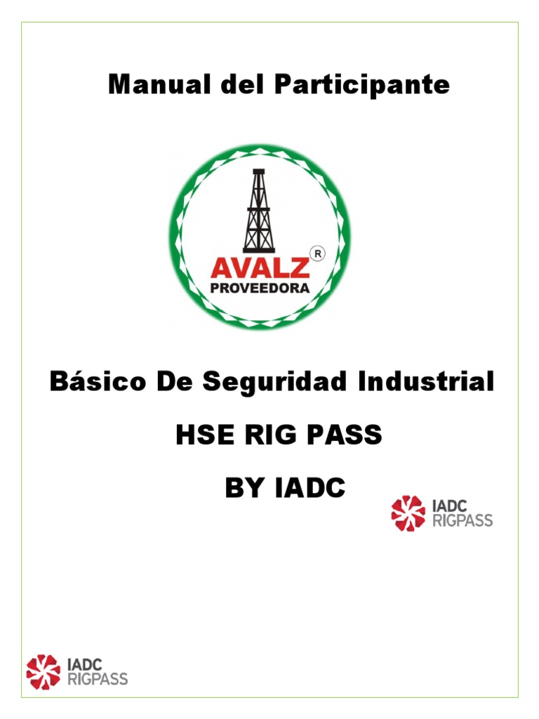 Manual Rig Pass Avalz Nuevo | Descargar gratis PDF | Filtración | Guante
