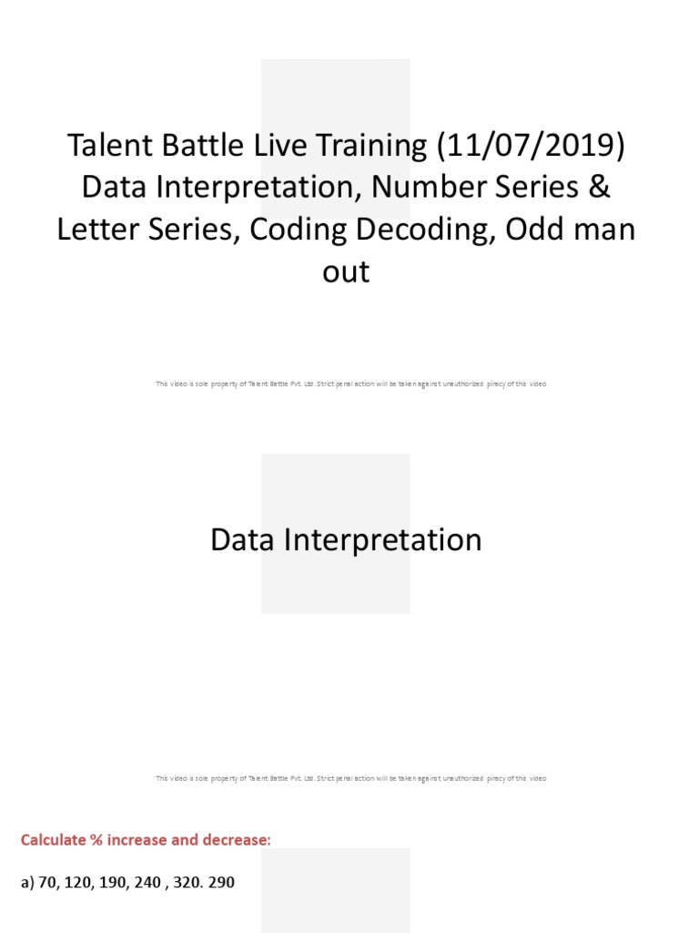 11 July Data Interpreatation, Coding Decoding, Number and Letter Series ...