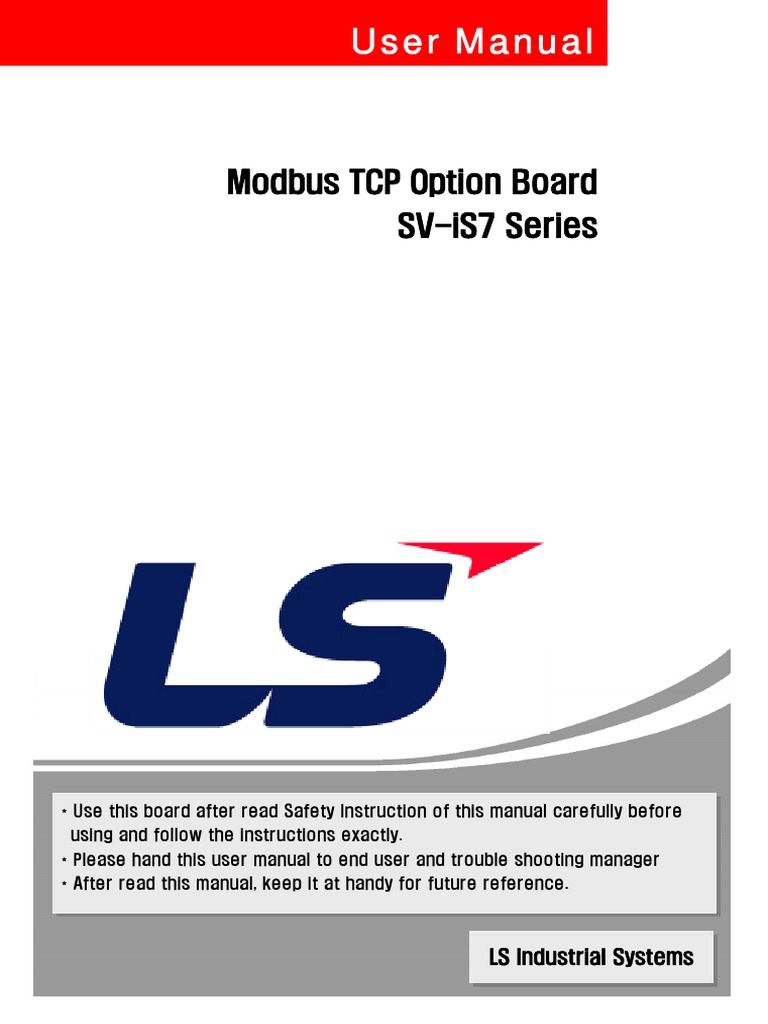 Is7 - User Manual - ModbusTCP - V1.00 - 090113 - EN | PDF ...