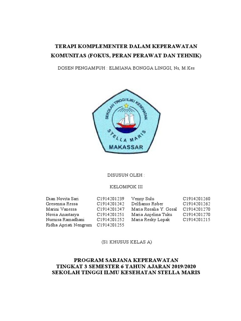 Terapi Komplementer Dalam Keperawatan Komunitas | PDF