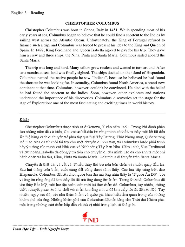 Christopher Columbus | PDF