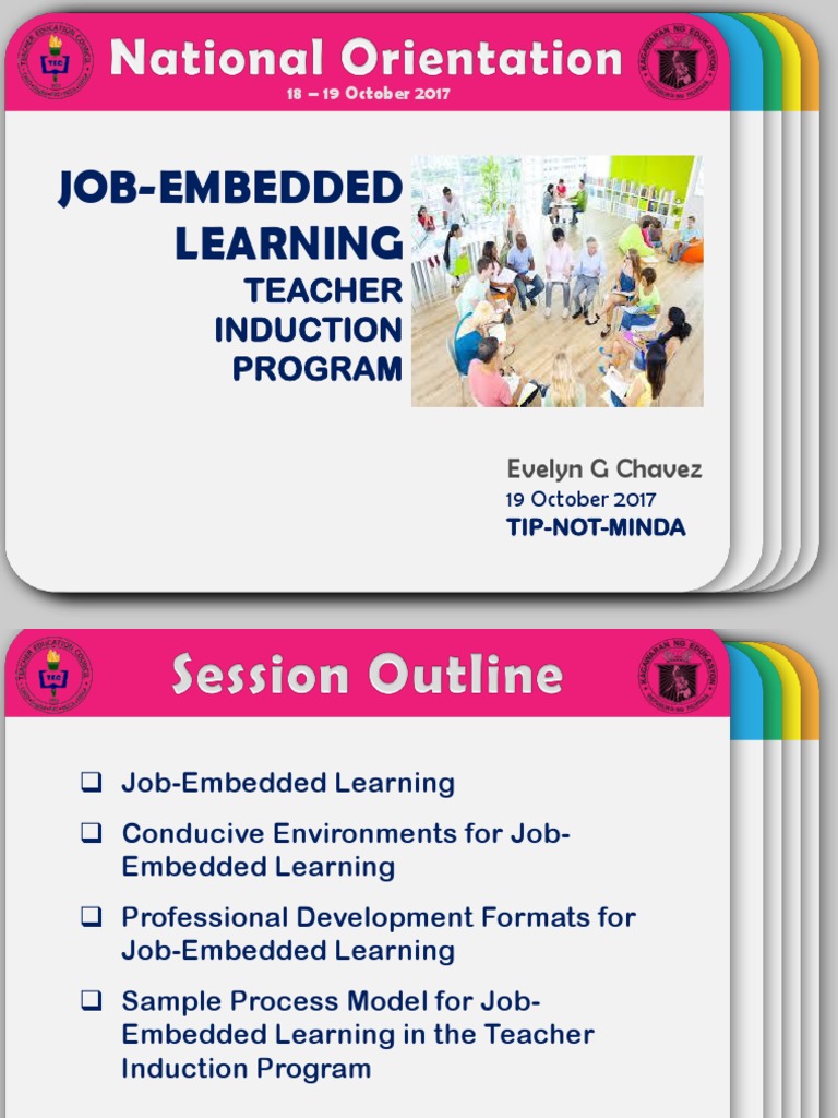 Job Embedded Learning PDF | PDF | Mentorship | Teachers