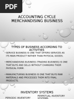 Accounting Cycle of A Merchandising Business | PDF | Debits And Credits ...