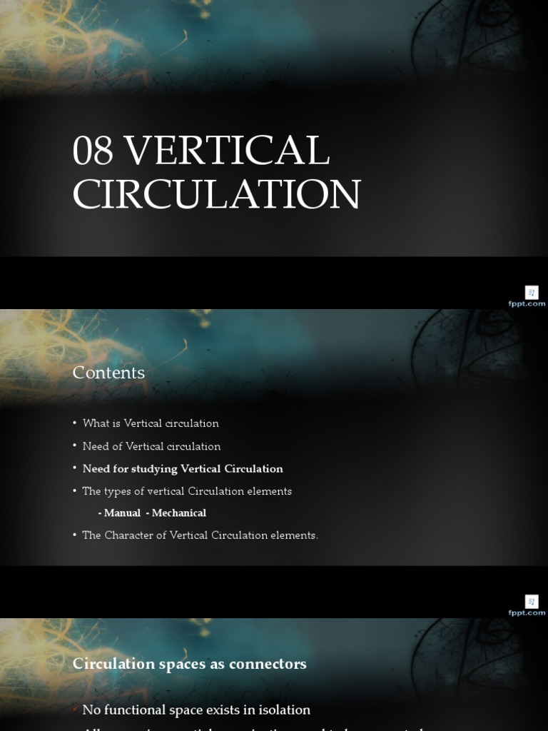 Understanding Vertical Circulation in Buildings | PDF | Escalator | Stairs