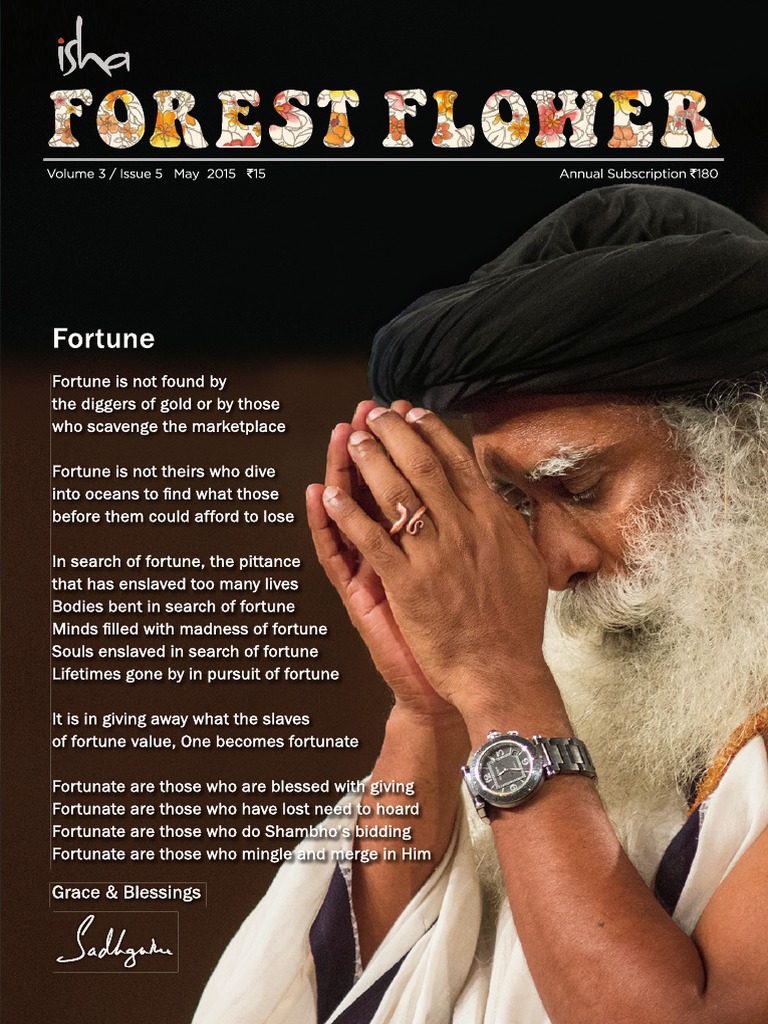 Isha Forest Flower May 2015 PDF | PDF | Mind | Foods