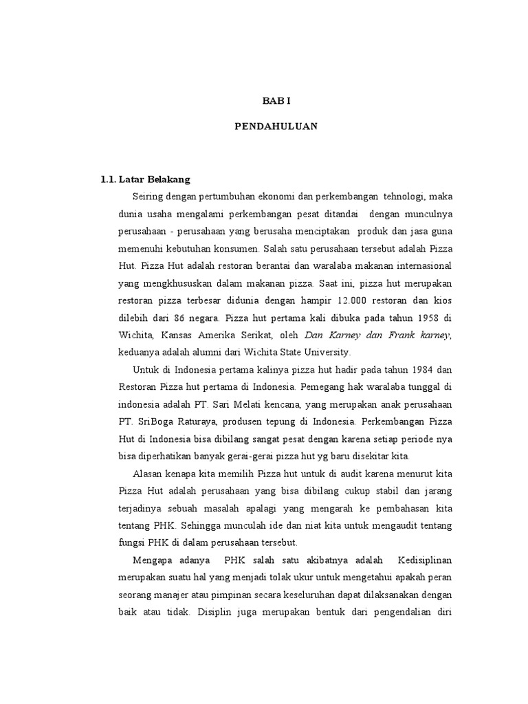 Audit SDM Kel 8 PHK | PDF