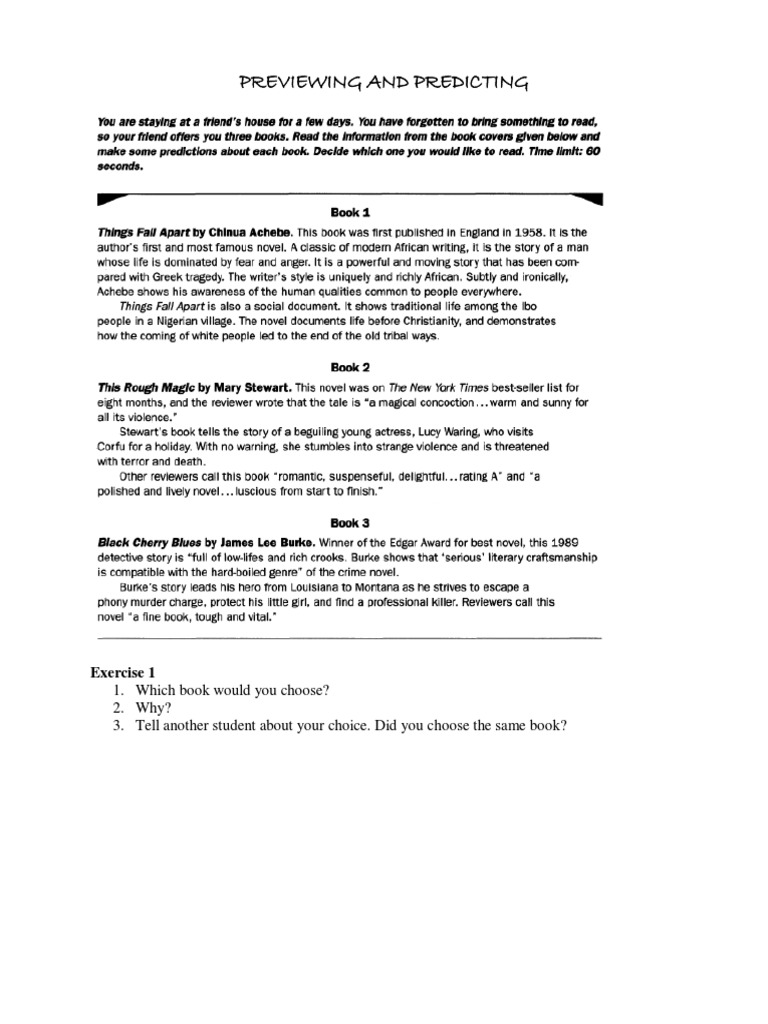 Previewing and Predicting Exercise PDF | PDF | Smoking | Cigarette