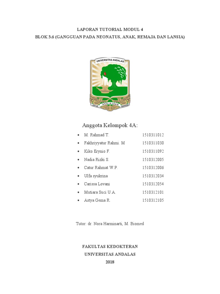 Laporan Tutorial Modul 3 Blok 3.5 | PDF