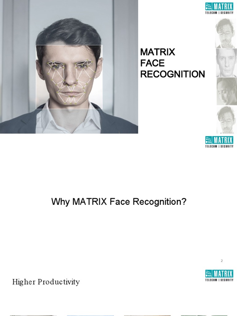 Matrix Presentation COSEC Face Recognition PDF | PDF | Deep Learning | Application Programming ...