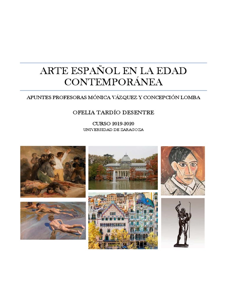 Arte Español de La Edad Contemporanea | PDF | Francisco Goya | Napoleón