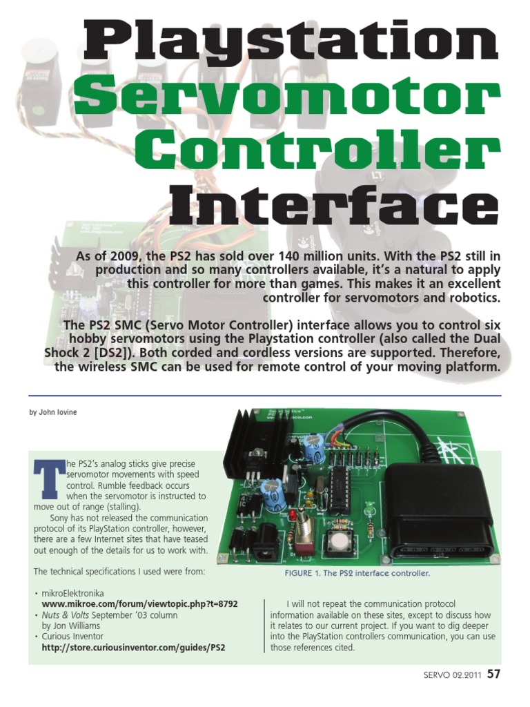 Playstation Servo Controller Interface PDF | PDF | Electrical Connector ...