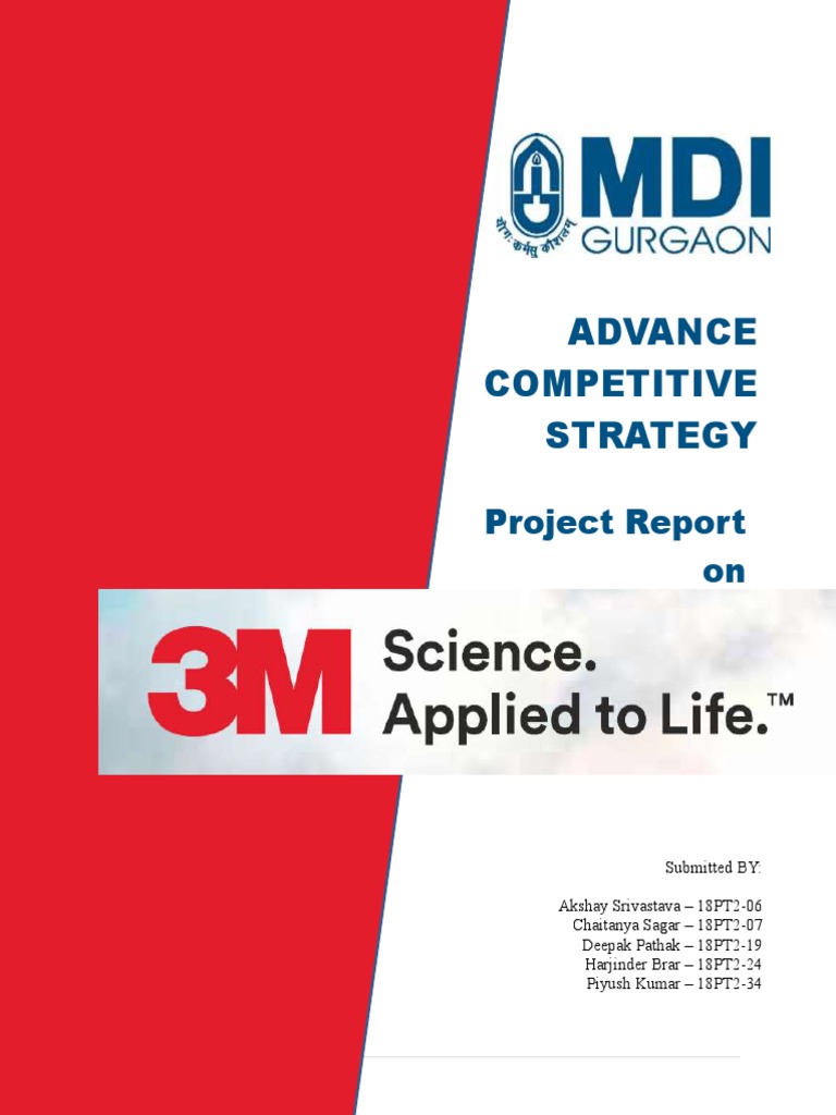Group 4 - ACS Project Report On 3M India PDF | PDF | Supply Chain ...