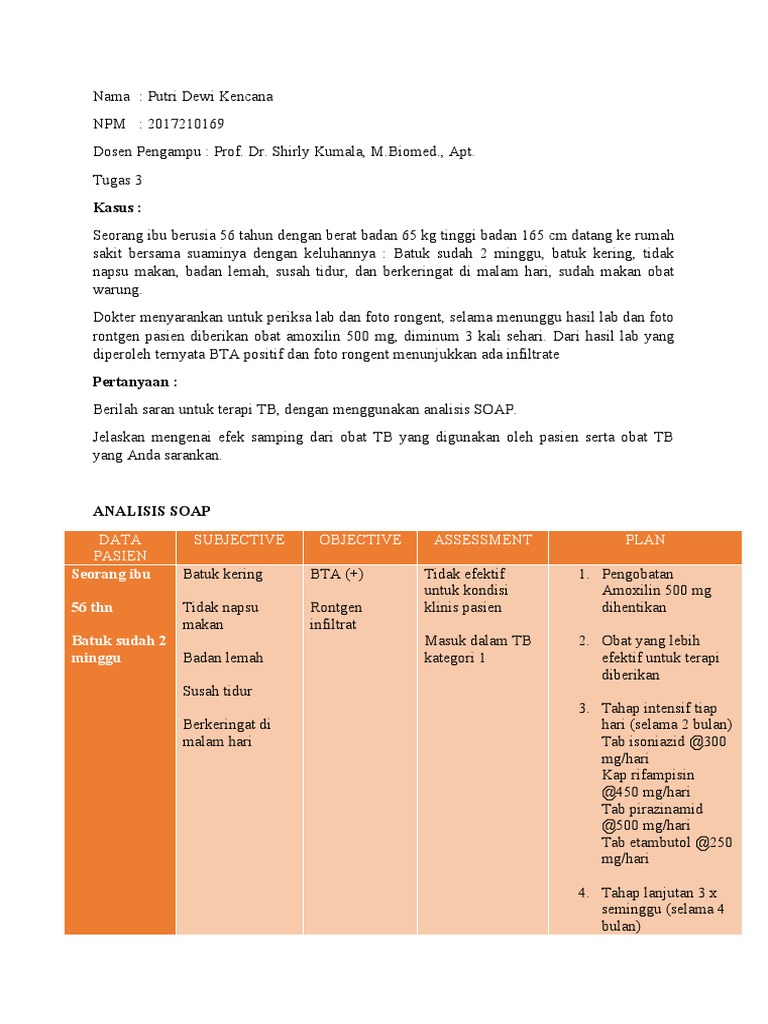 Tata Laksana Kasus Asma Metode SOAP | PDF
