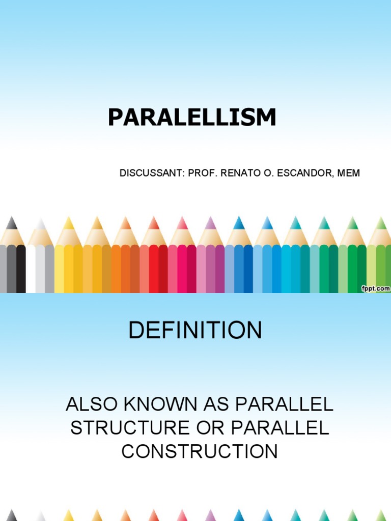Understanding Parallelism in Grammar | PDF | Preposition And Postposition | Phrase