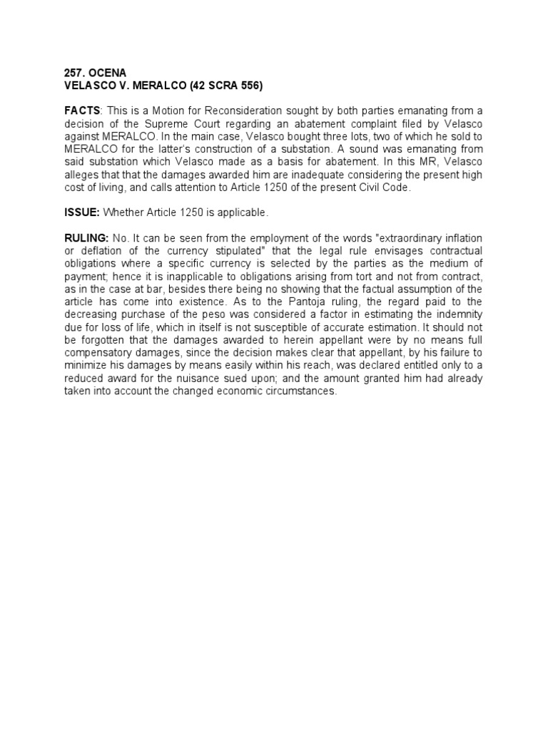 Velasco v. Meralco | PDF