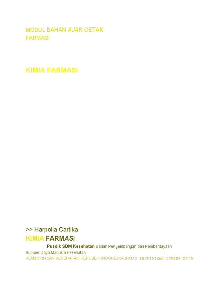 Kimia Farmasi Komprehensif | PDF
