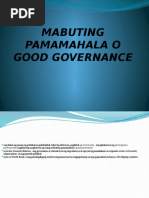 ANG MABUTING MAMAMAYAN AT ANG MABUTING PAMAHALAAN (Modyul 4) | PDF