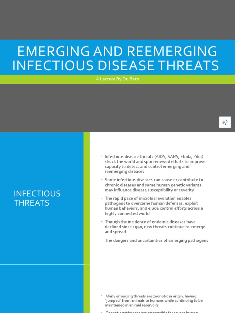 Emerging and Reemerging Infectious Disease Threats | PDF ...