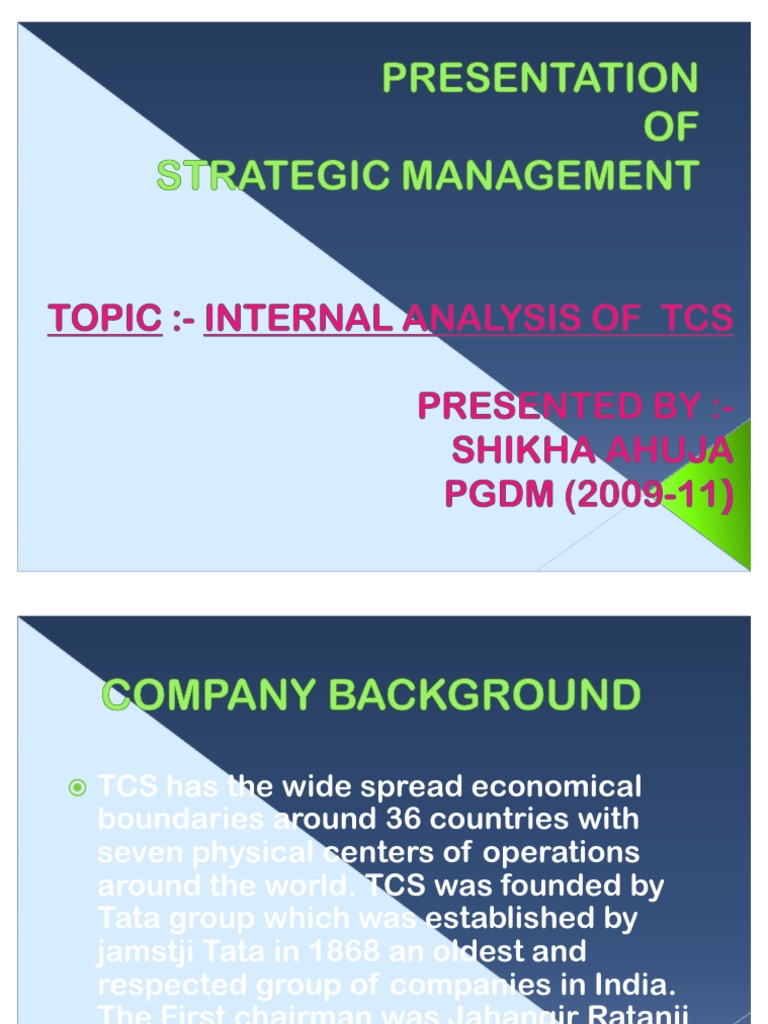 TCS | PDF | Strategic Management | Swot Analysis