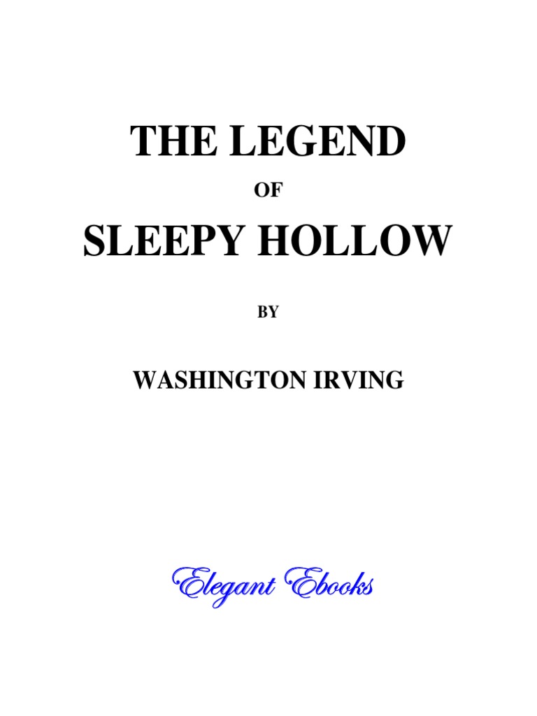 Irving Legend of Sleepy Hollow | PDF