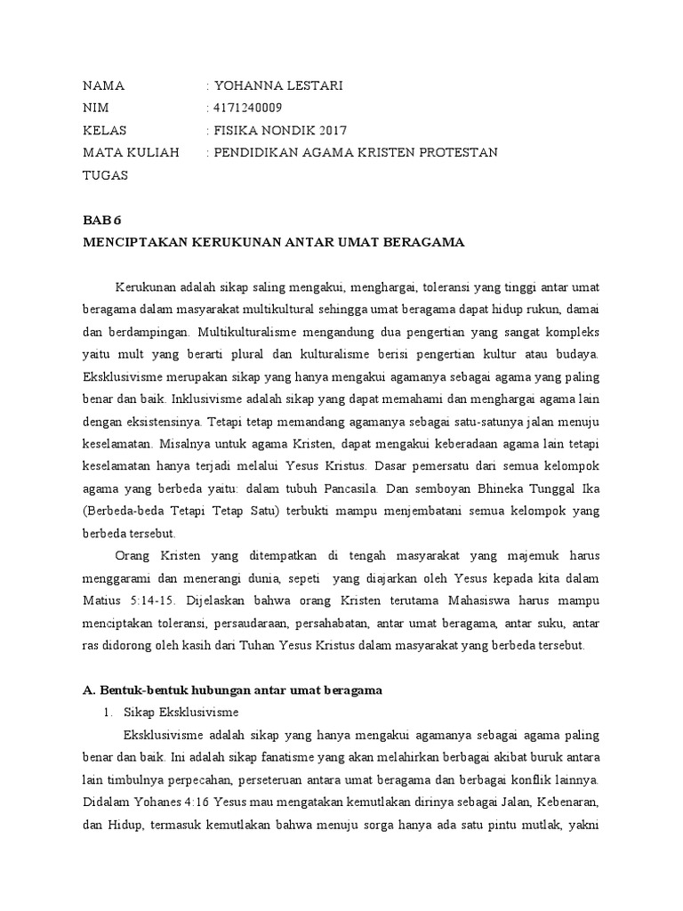 TUGAS | PDF | Ilmu Sosial | Agama & Spiritualitas