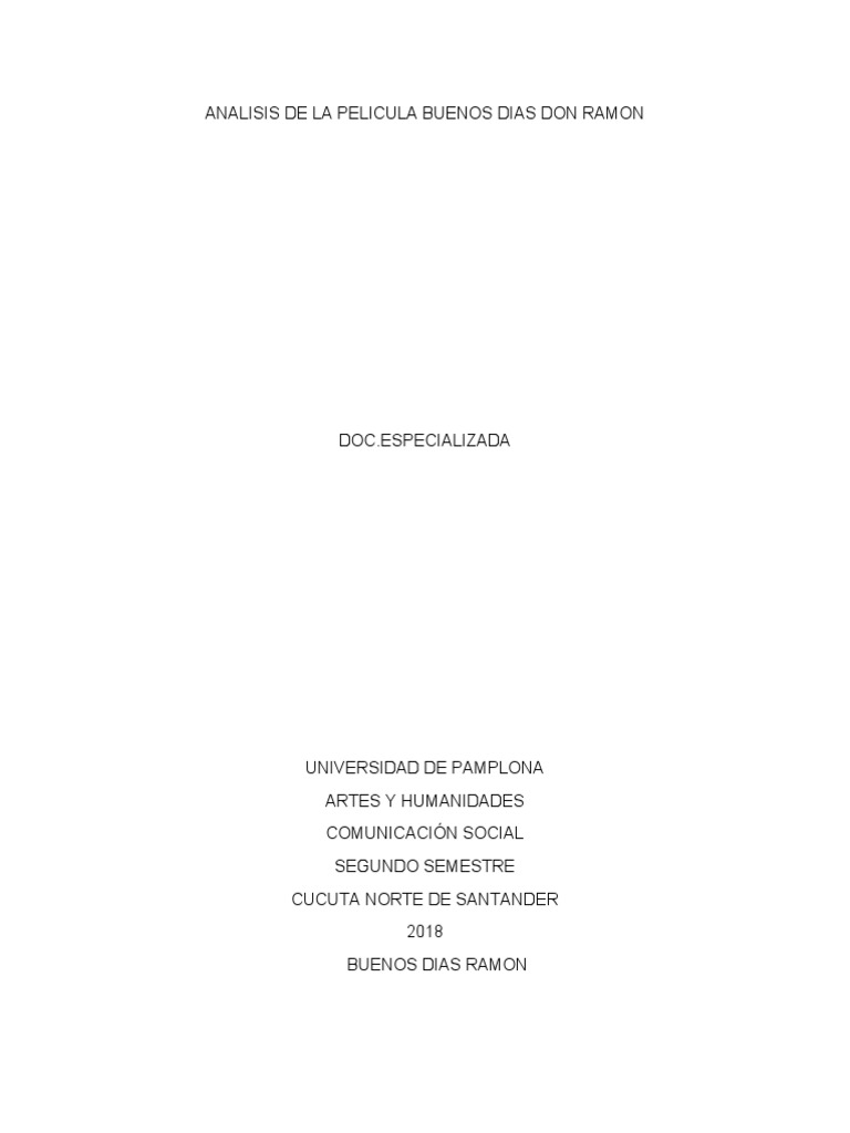 Buenos Dias Don Ramon | PDF | Clásicos