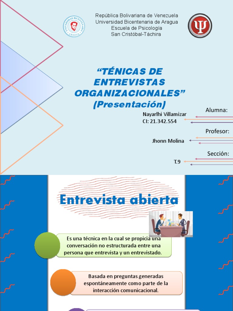 Entrevista Abierta y Cerrada | PDF | Ciencia cognitiva | Ciencias del ...