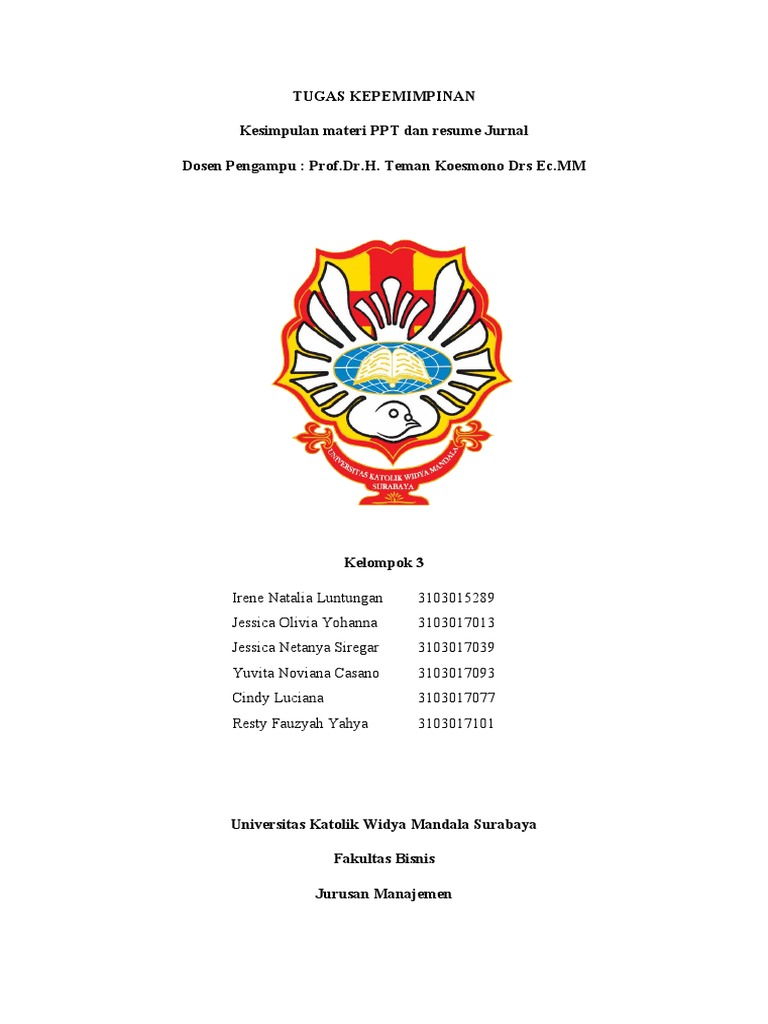 Kesimpulan Materi PPT-Kepemimpinan Transformasional Dan Transaksional | PDF