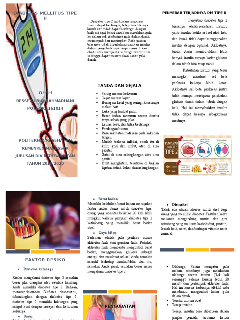 Leaflet DM Tipe 2 | PDF