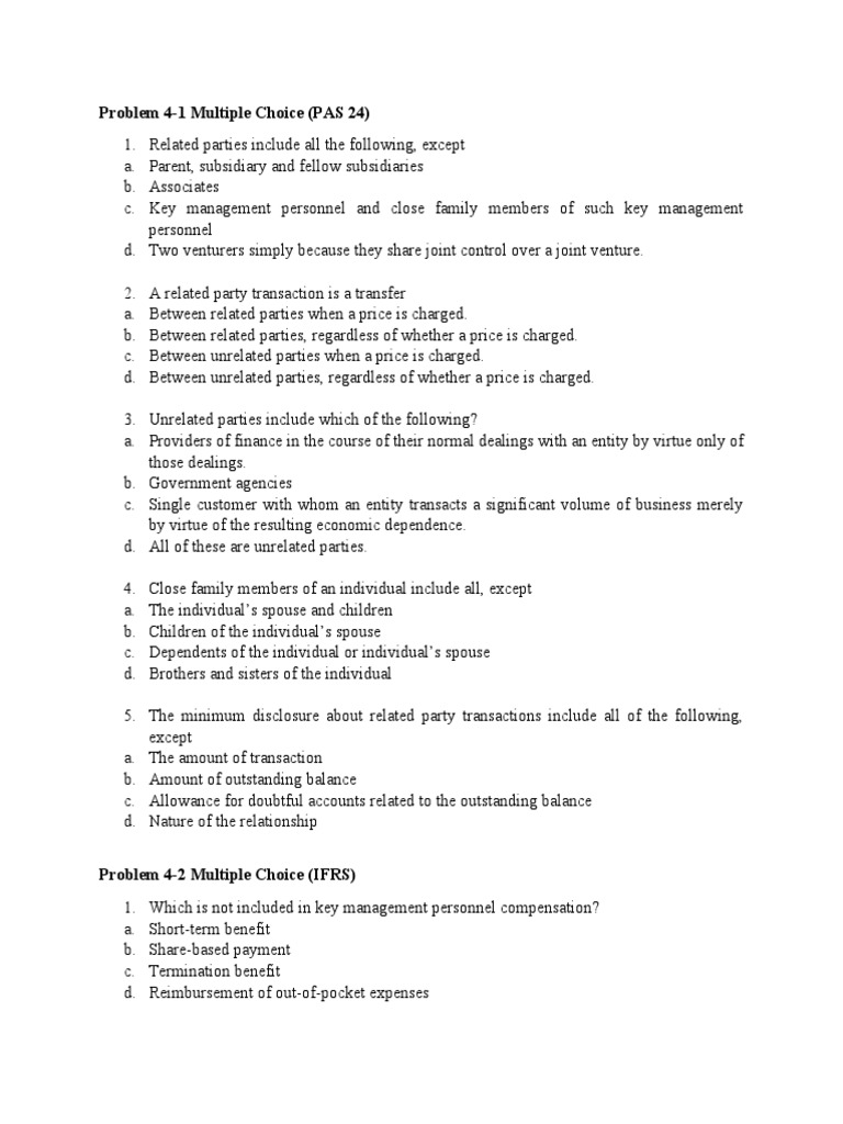 Pas 24 | PDF | Financial Transaction | Financial Statement