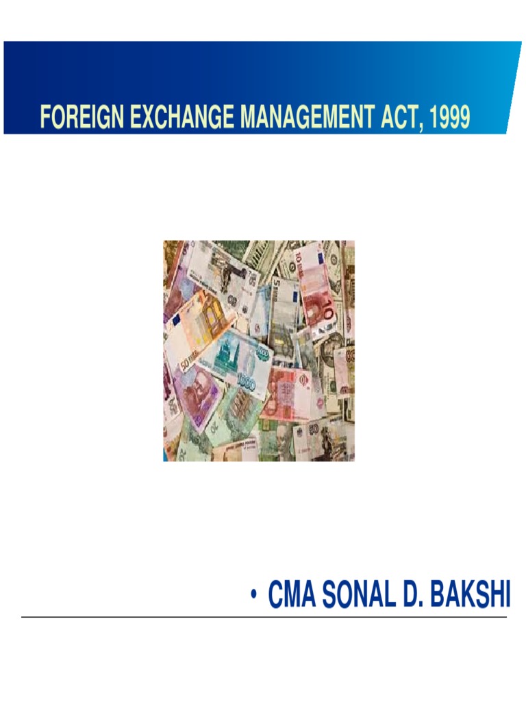 Regulating Foreign Exchange in India: An Overview of the Foreign ...