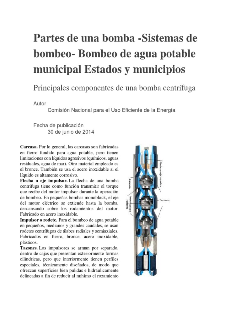 Partes de Una Bomba | PDF