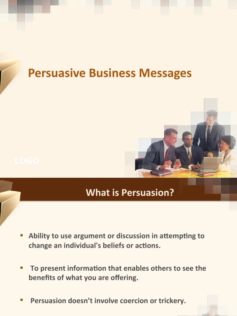 Writing Persuasive Business Messages | PDF | Persuasion | Computer Virus