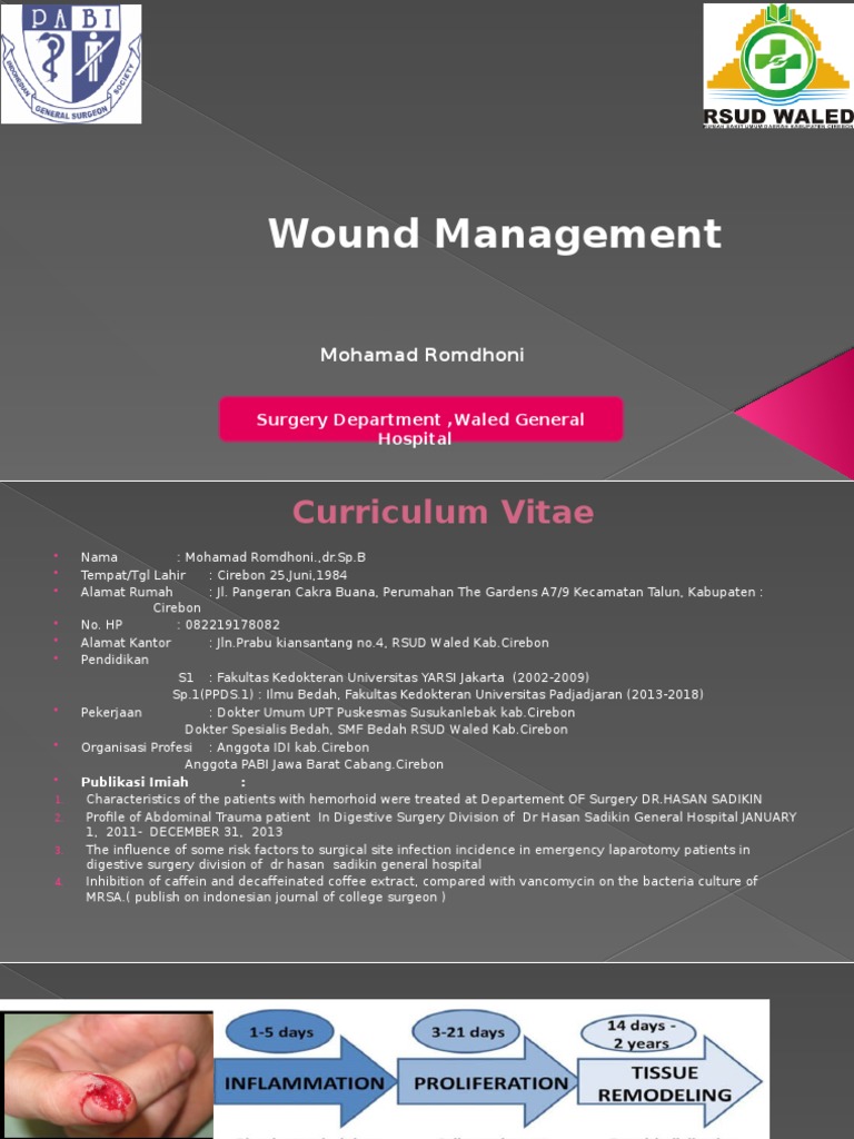 Wound Management | PDF | Medical Specialties | Medicine