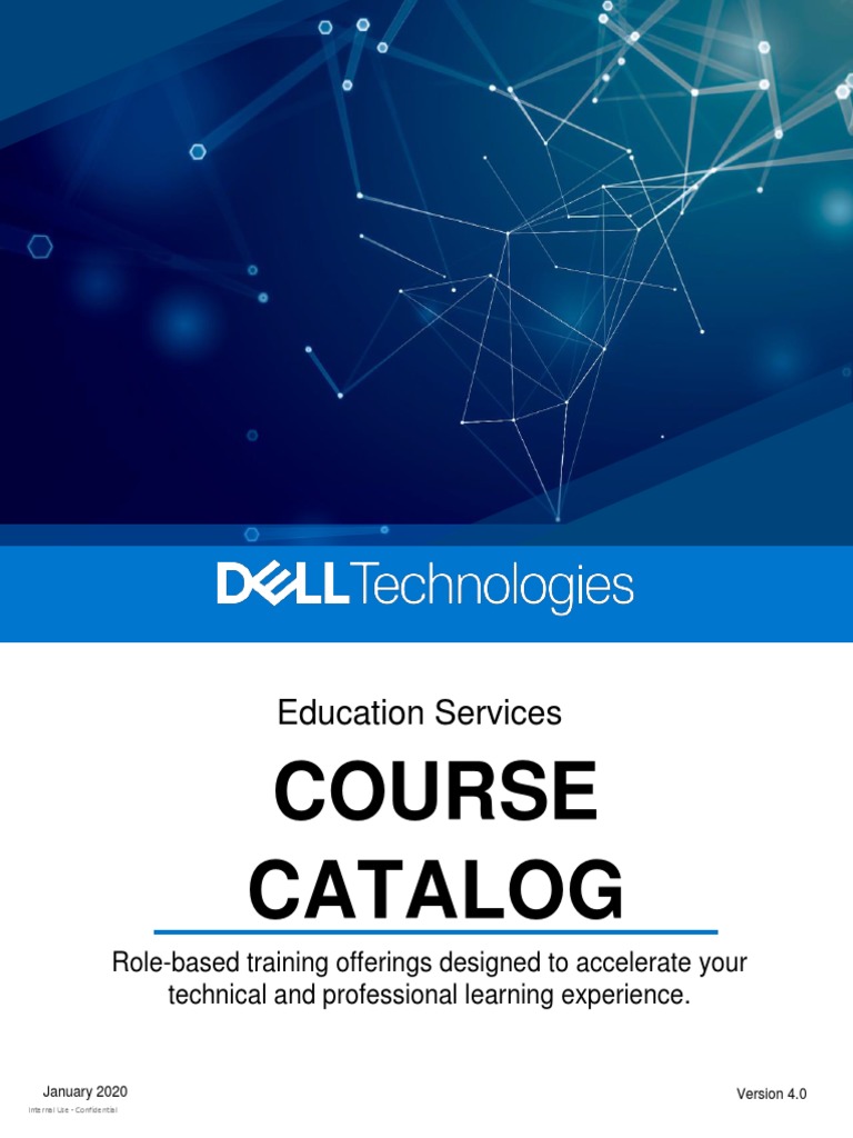 Dell Technologies Education Services Catalog | PDF | Educational ...