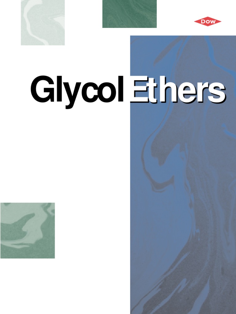 Dow Glycol Ethers PDF | PDF | Ether | Solvent
