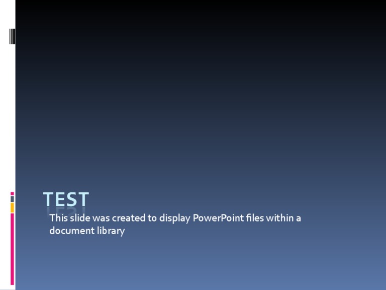 Displaying PowerPoint Files in Libraries | PDF