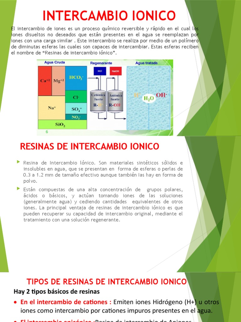 Intercambio Ionico | PDF | Intercambio iónico | Enlace iónico