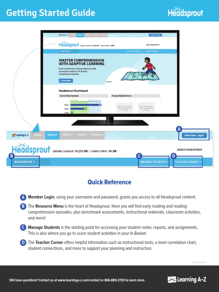 Headsprout Getting Started Guide | PDF | Reading Comprehension ...
