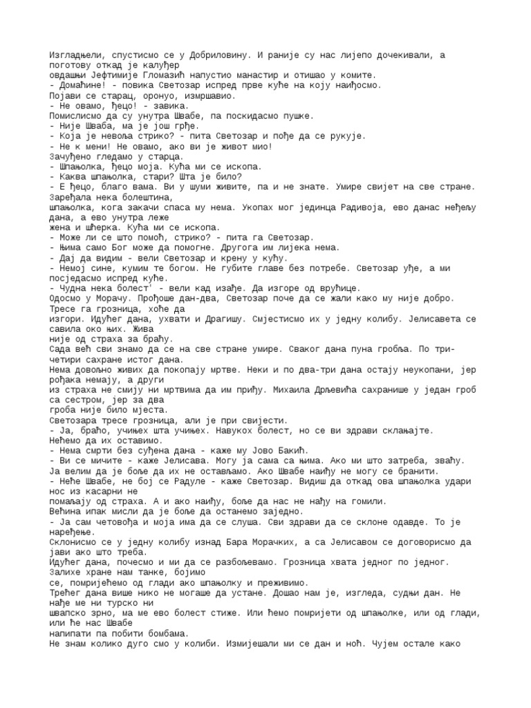 Mile Kordić Odlomak Iz Knjige Đeneral | PDF